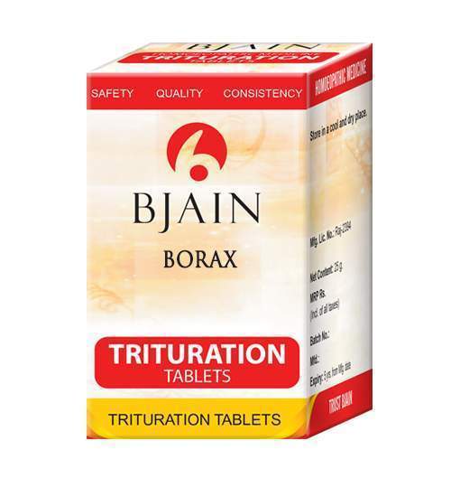 Buy BJain Borax Trituration Tablets Online (3X,6X)