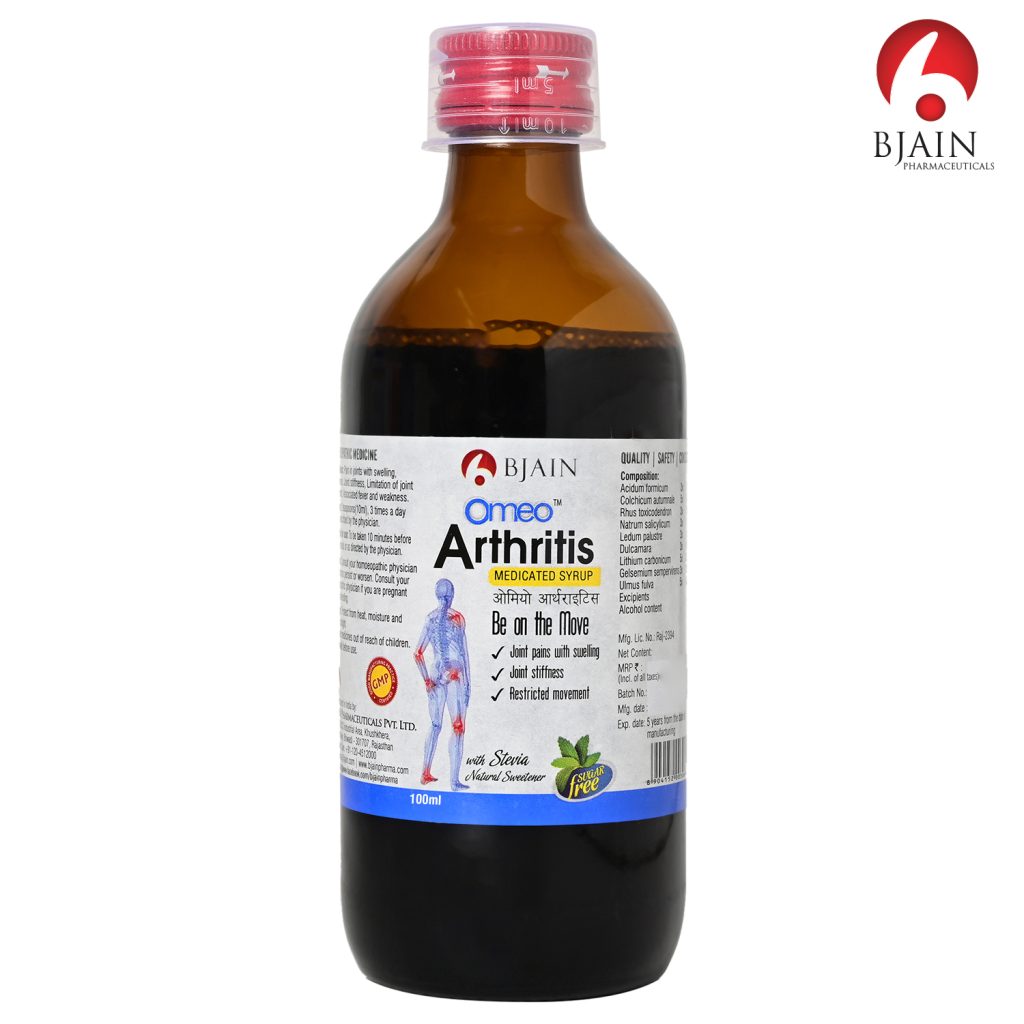 Buy BJain Homeopathic Omeo Arthritis Sugar Free Syrup Online