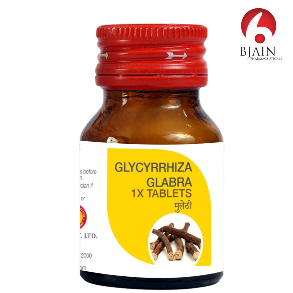 Buy Glycyrrhiza Glabra 1X Tablets [Mulhati] Online - Bjain Pharma