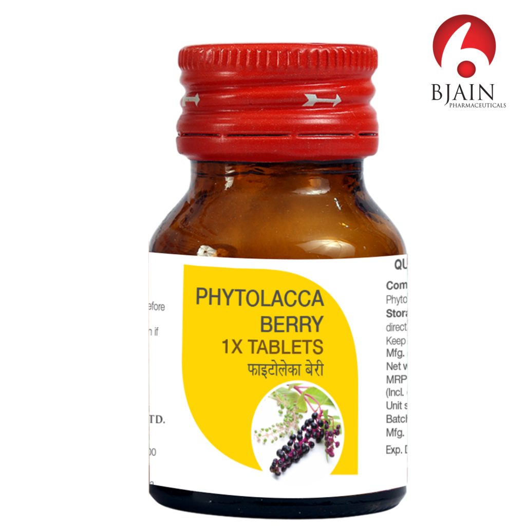 Buy BJain Phytolacca Berry Tablets 1X Online in India
