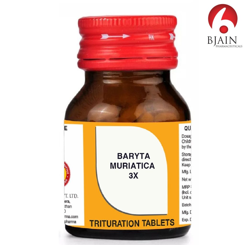 Buy BJain Baryta Muriatica Trituration Tablets Online (3X,6X)