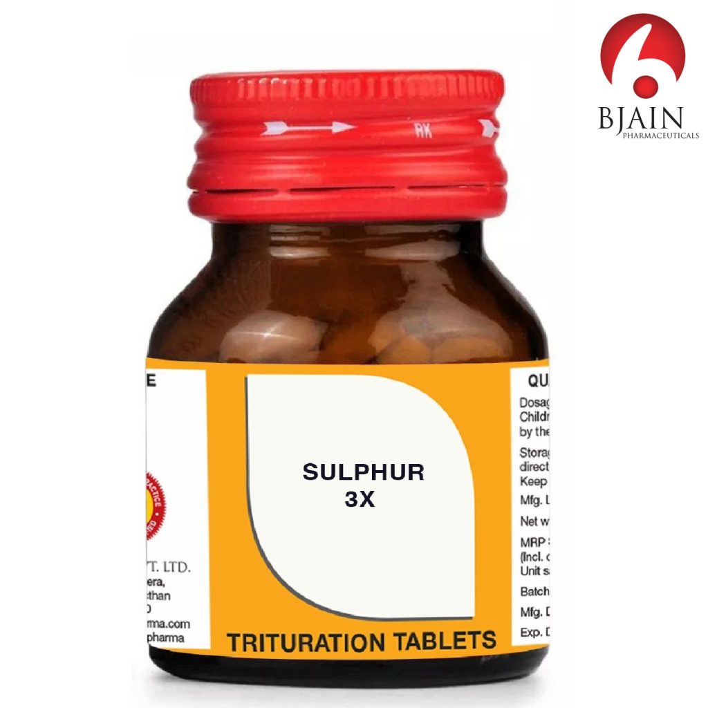 Buy BJain Sulphur Trituration Tablets Online @ Best Prices