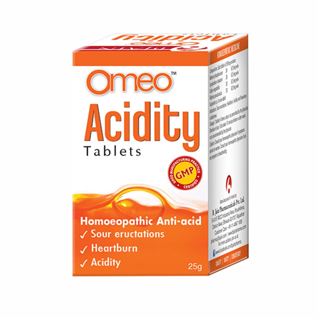 Buy BJain Omeo Acidity & Gas Relief Tablets Homeopathic Online