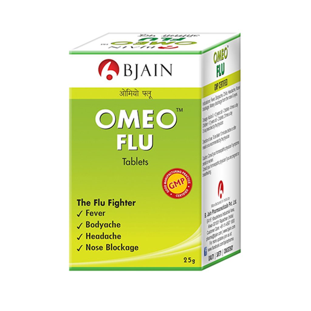 Homeopathic Flu Tablets - Buy BJain Omeo Flu Tablets Online