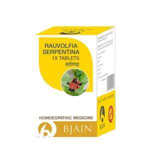 Buy BJain Rauwolfia Serpentina 1X Tablets Online in India