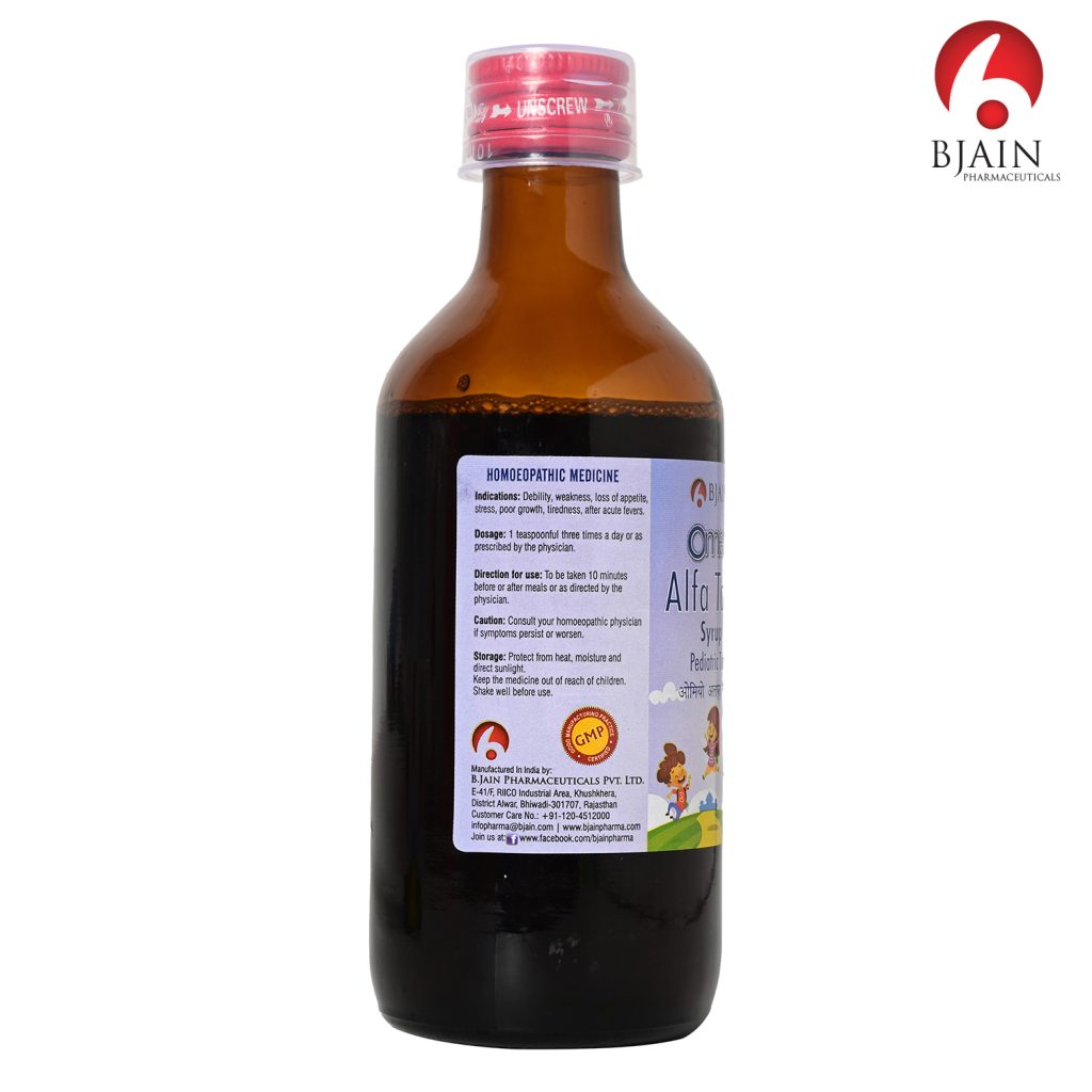 Buy BJain Omeo Alfa Tonic Syrup (Pediatric) Online & Best Prices