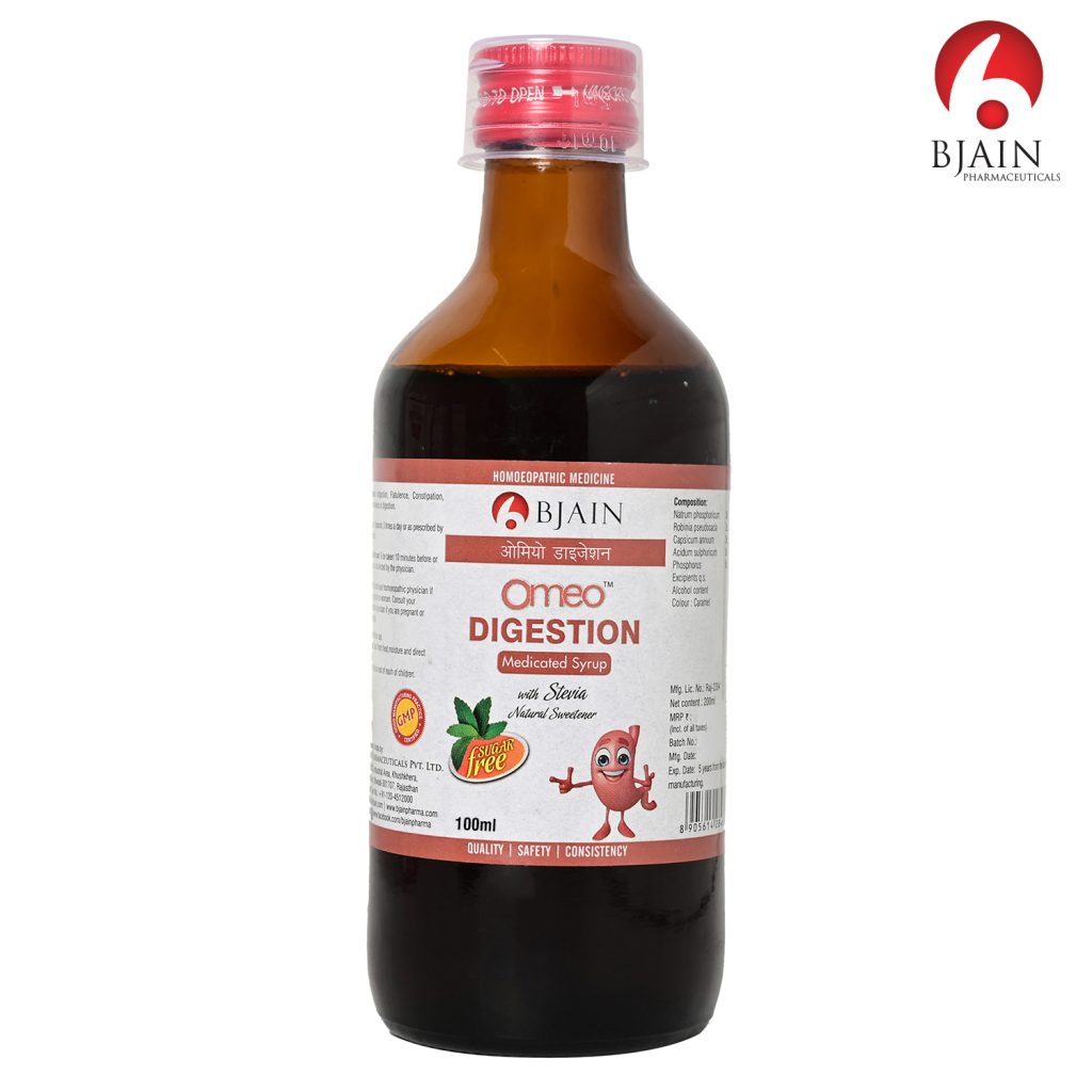 Buy BJain Homeopathic Omeo Digestion Syrup Sugar Free Online