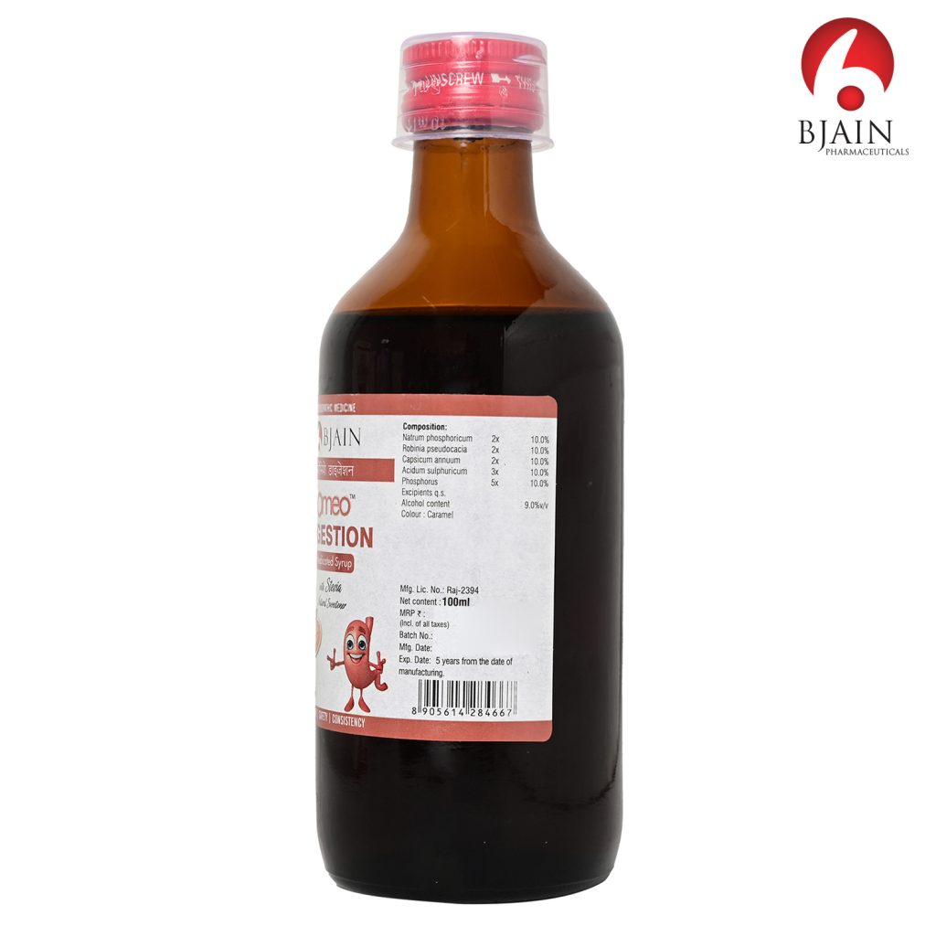 Buy BJain Homeopathic Omeo Digestion Syrup Sugar Free Online